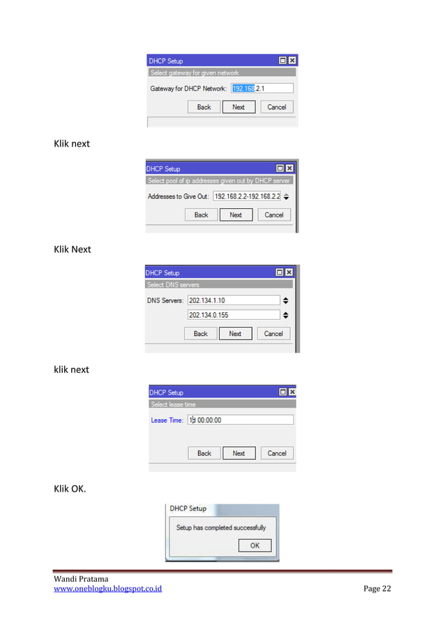Modul Pembelajaran Mikrotik | PDF