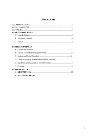 Modul pembelajaran model simulasi | PDF