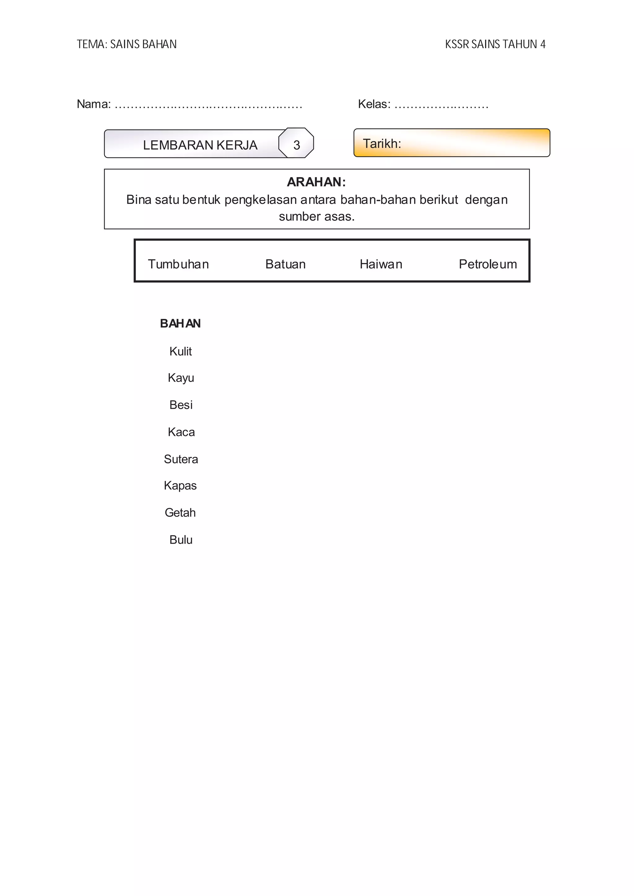 Modul pembelajaran sains bm thn 4 | PDF