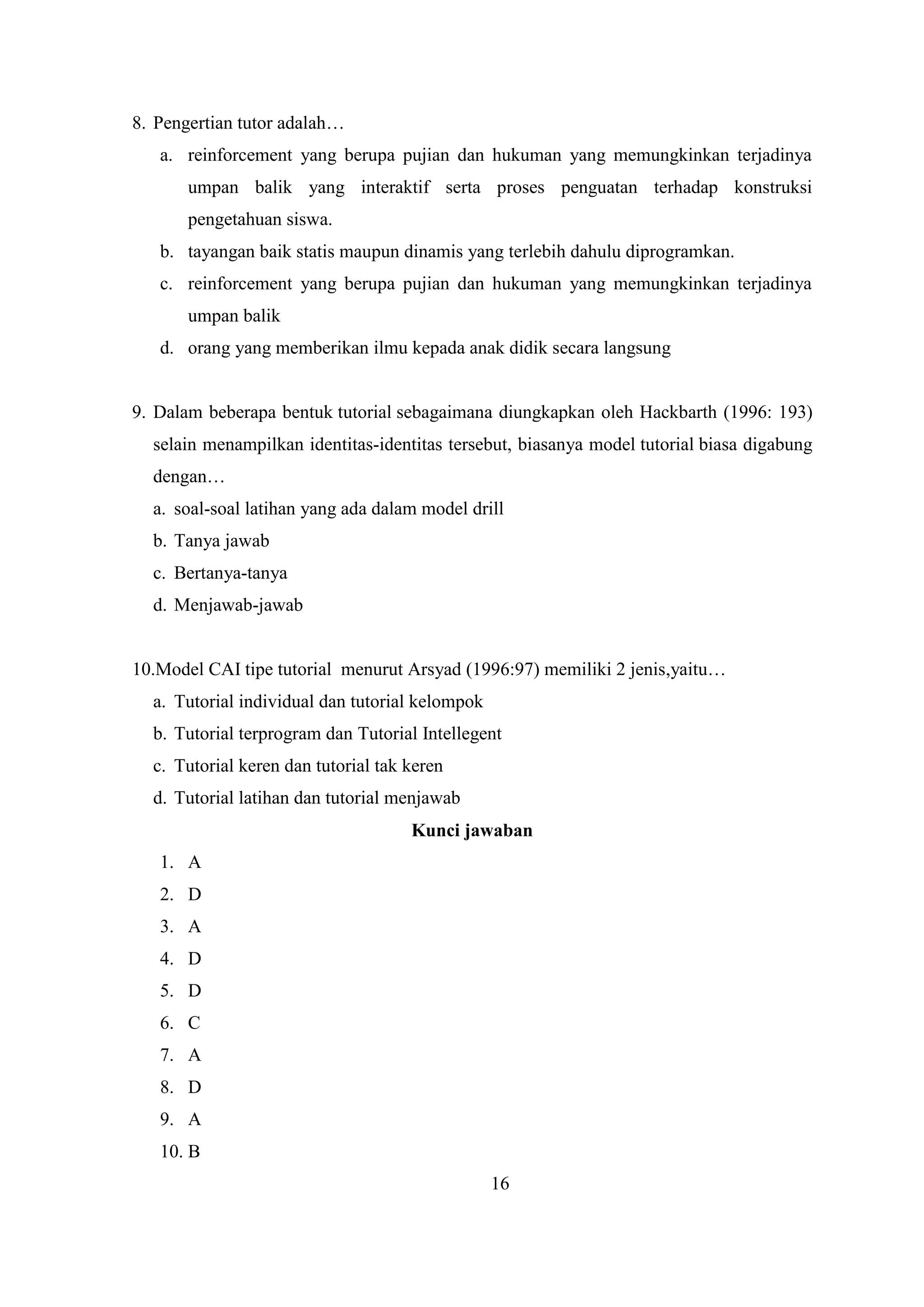 Modul pembelajaran pratiwi ayu hartini | PDF