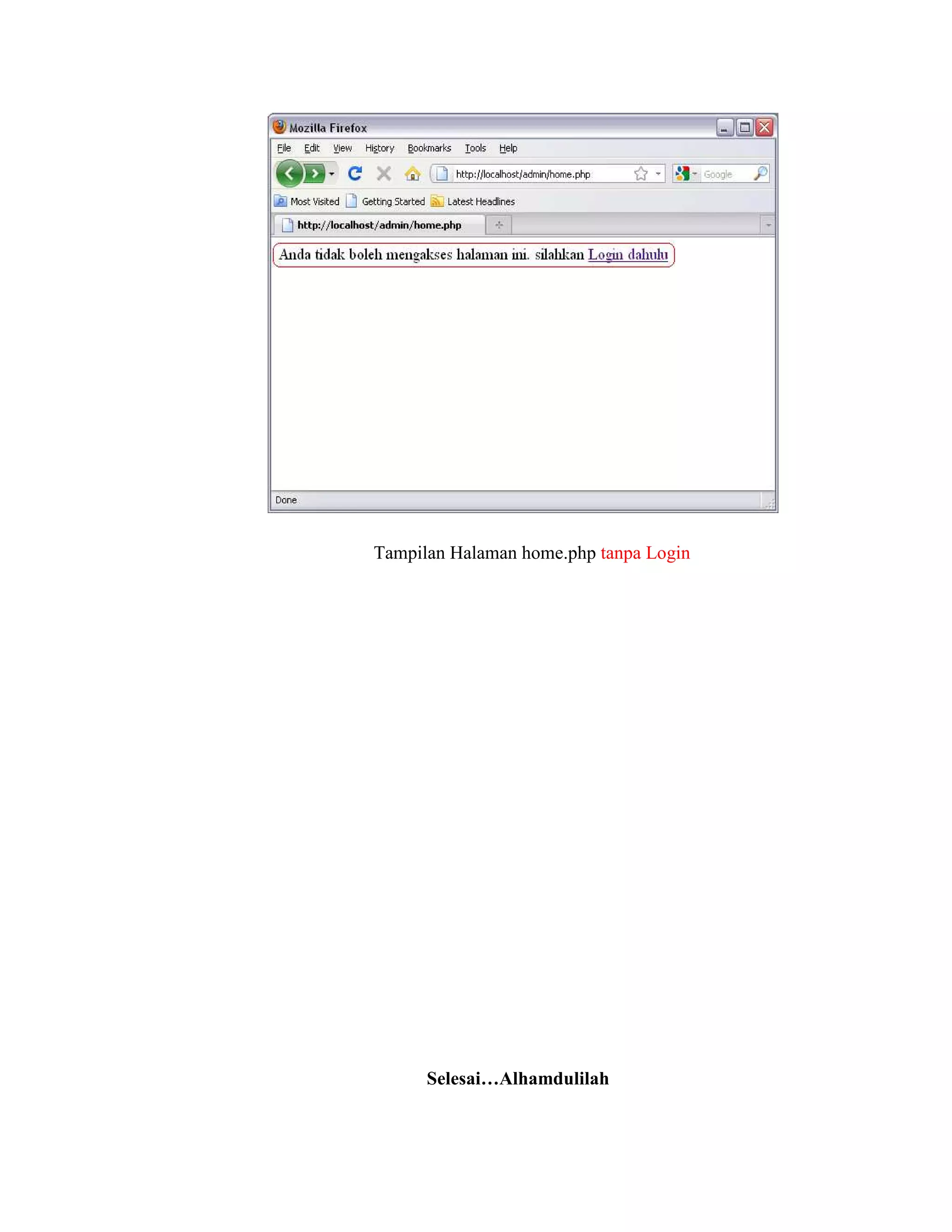 Modul pembuatan aplikasi login dengan php dan my sq lx | PDF