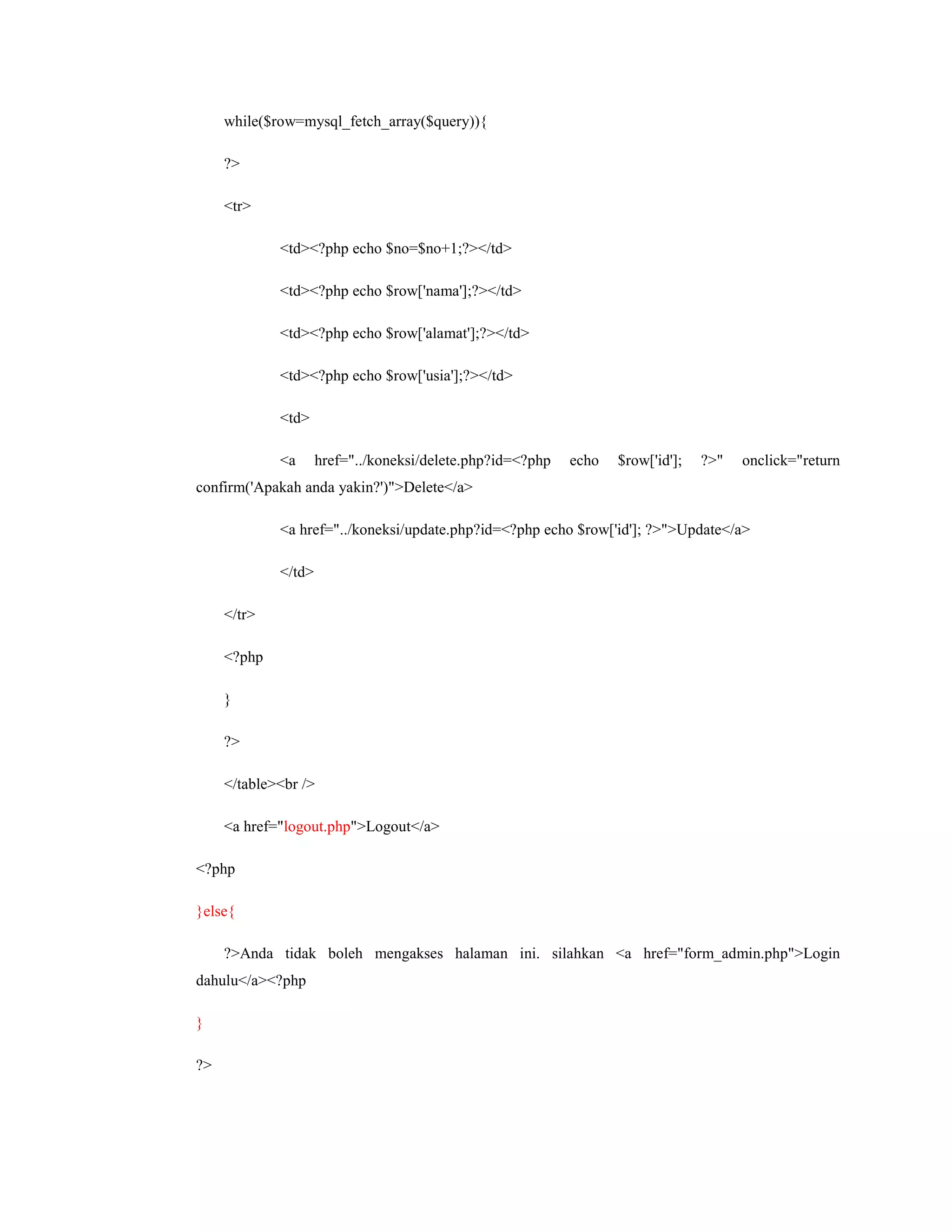 Modul pembuatan aplikasi login dengan php dan my sq lx | PDF