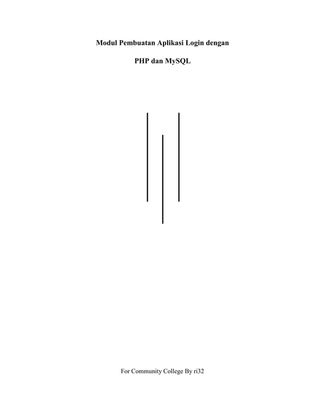 Modul pembuatan aplikasi login dengan php dan my sq lx | PDF
