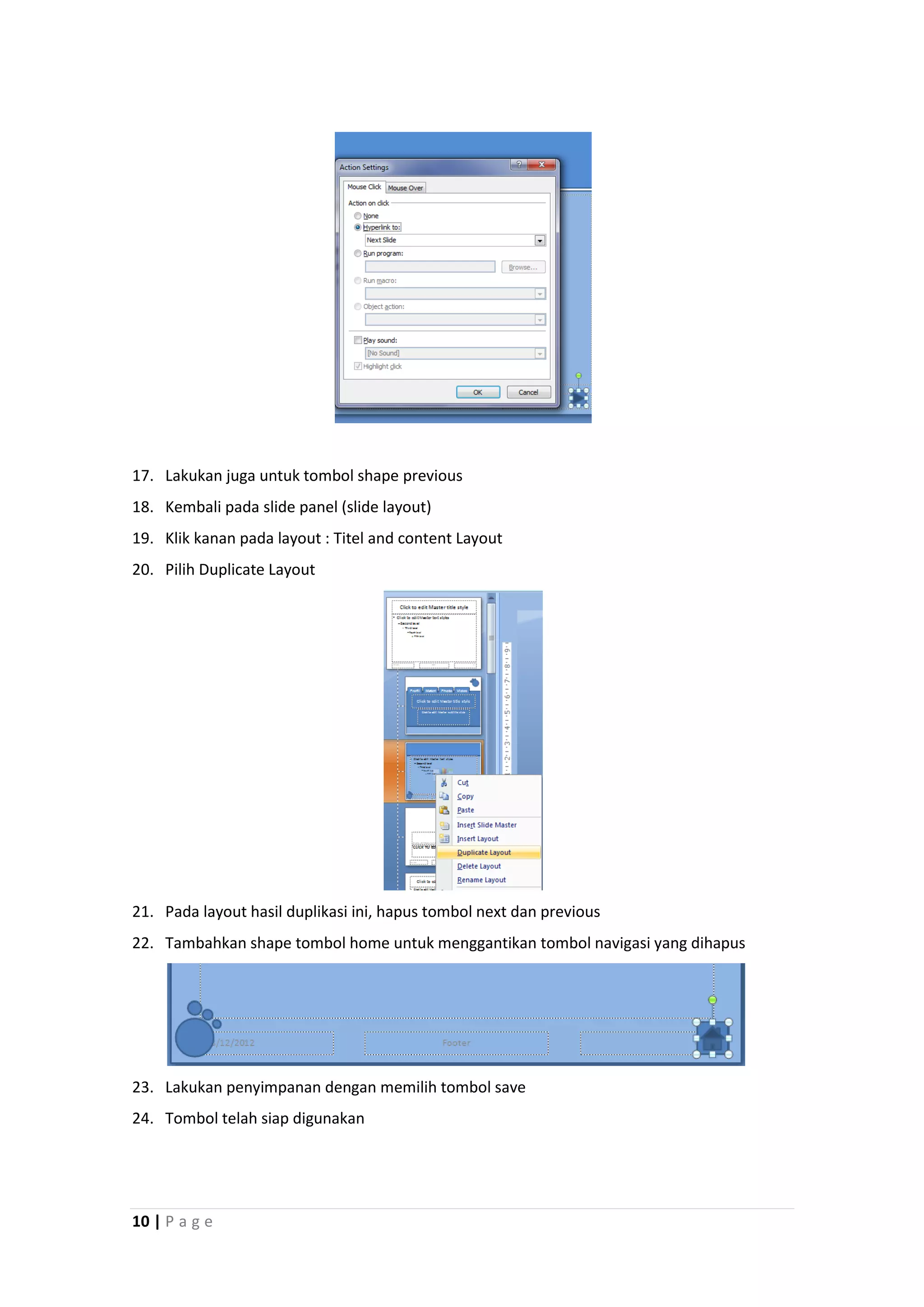 Modul pembuatan multimedia interaktif menggunakan power point | PDF
