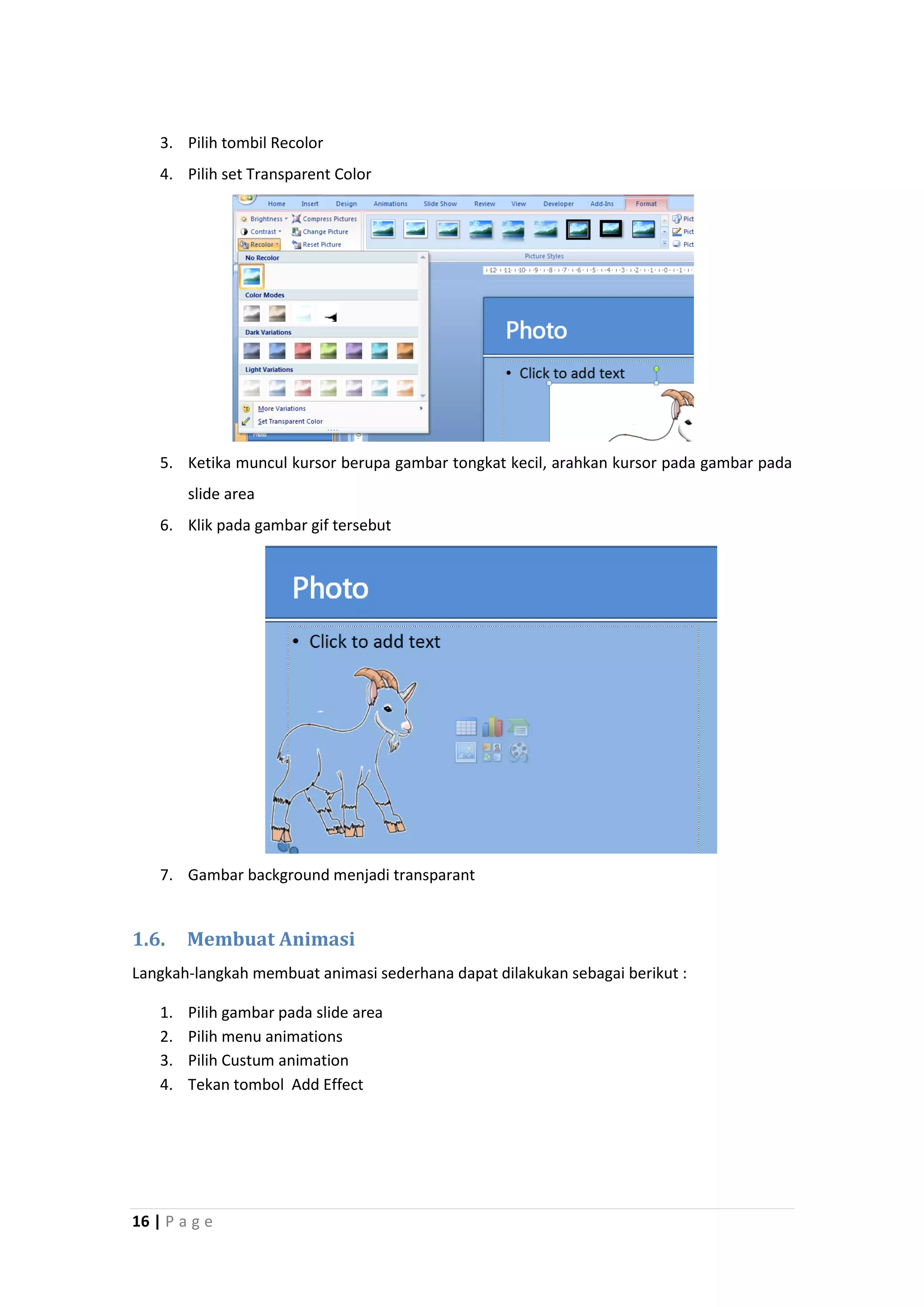 Modul pembuatan multimedia interaktif menggunakan power point | PDF