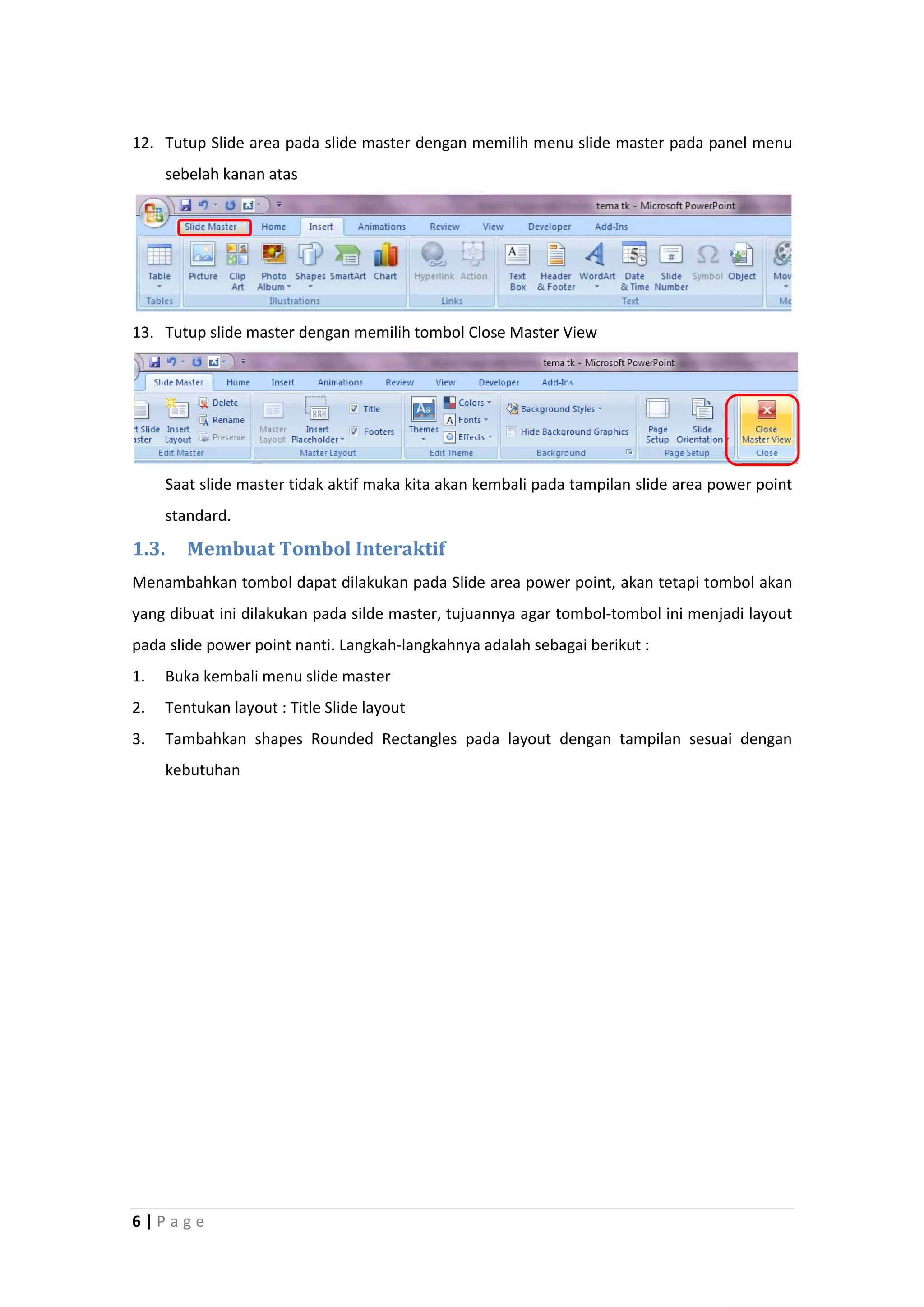 Modul pembuatan multimedia interaktif menggunakan power point | PDF