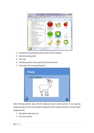 Modul pembuatan multimedia interaktif menggunakan power point | PDF
