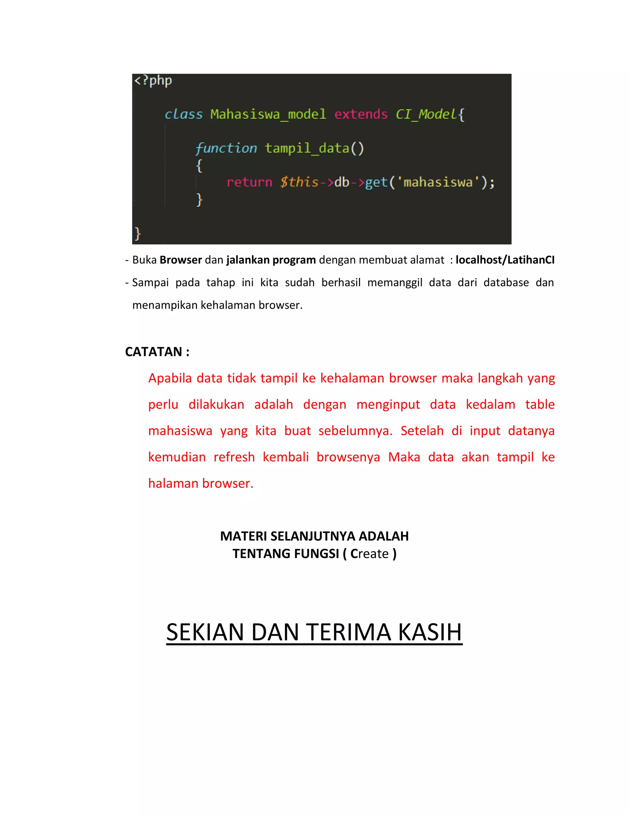 Modul pemograman web II pertemuan 9 | PDF