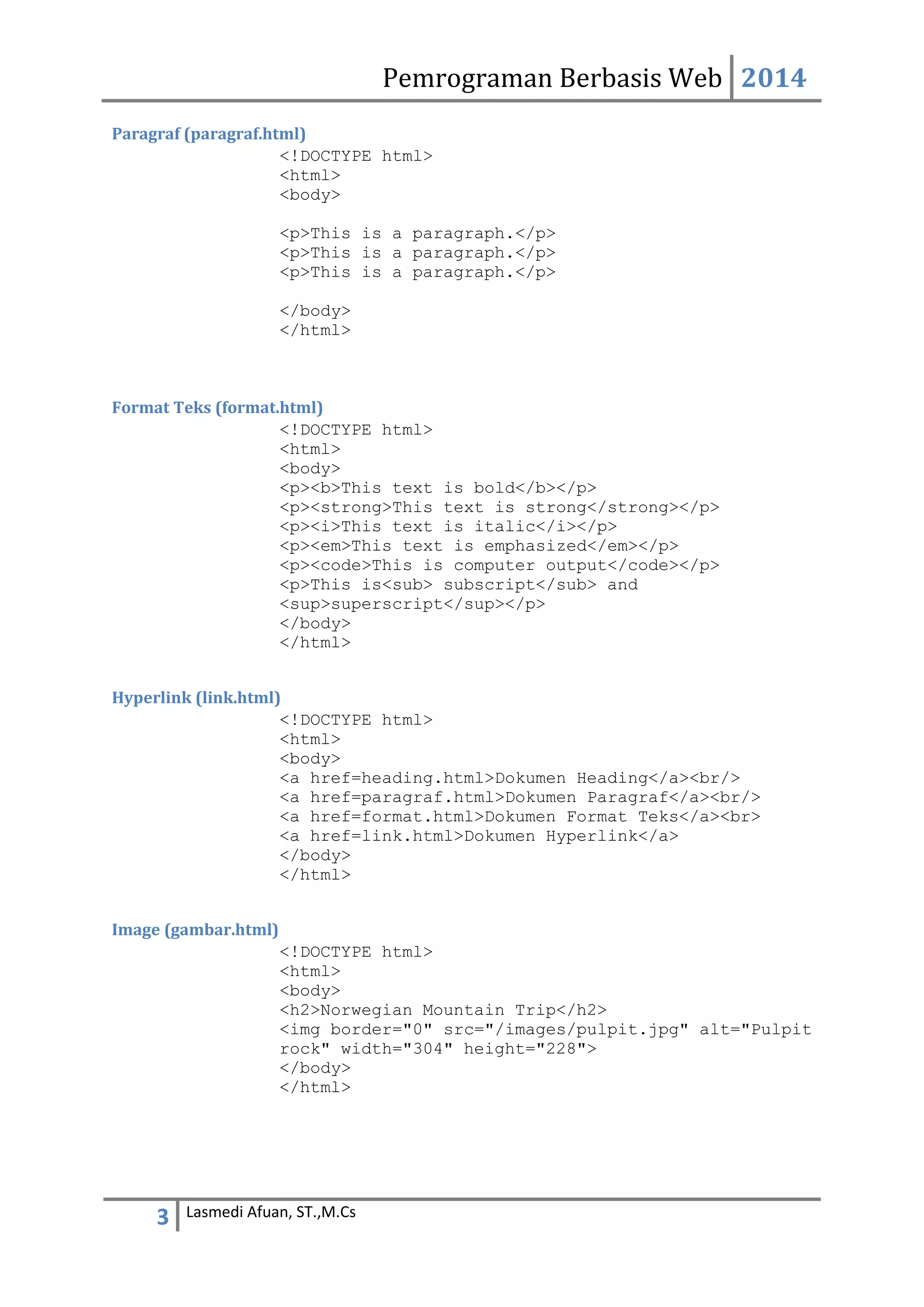 Modul pemrograman berbasis_web.pdf;filename= utf-8''modul pemrograman berbasis web | PDF