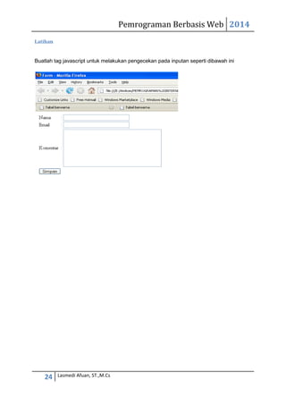 Modul pemrograman berbasis_web.pdf;filename= utf-8''modul pemrograman berbasis web | PDF