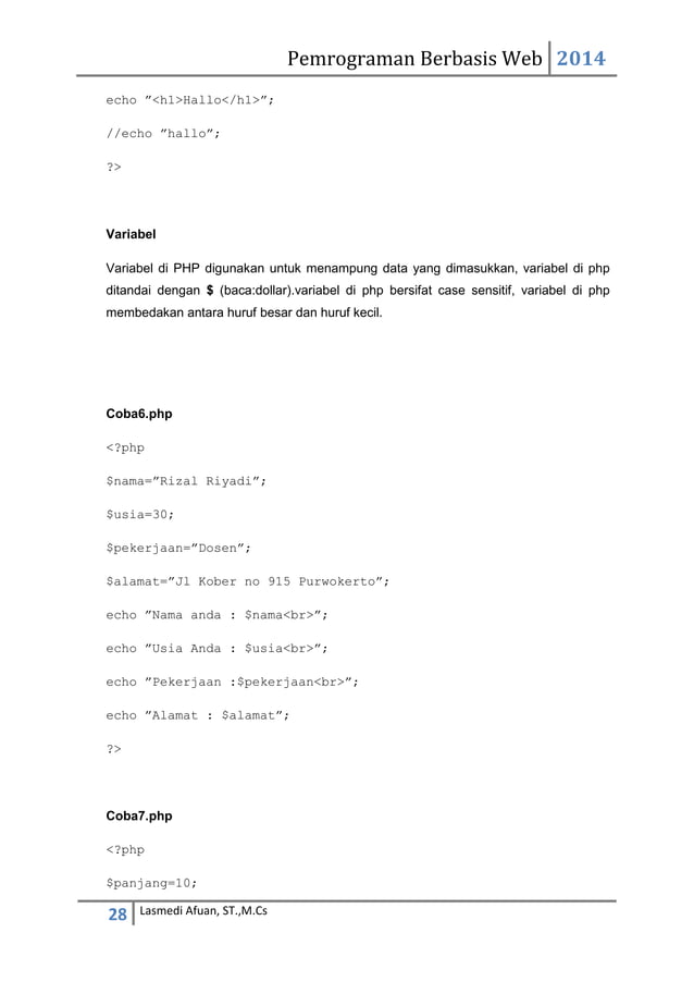 Modul pemrograman berbasis_web.pdf;filename= utf-8''modul pemrograman berbasis web | PDF