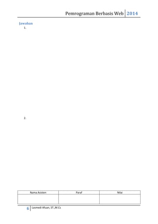 Modul pemrograman berbasis_web.pdf;filename= utf-8''modul pemrograman berbasis web | PDF