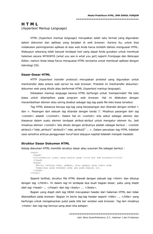 Modul_belajar Pemrograman bahasa_HTML.doc