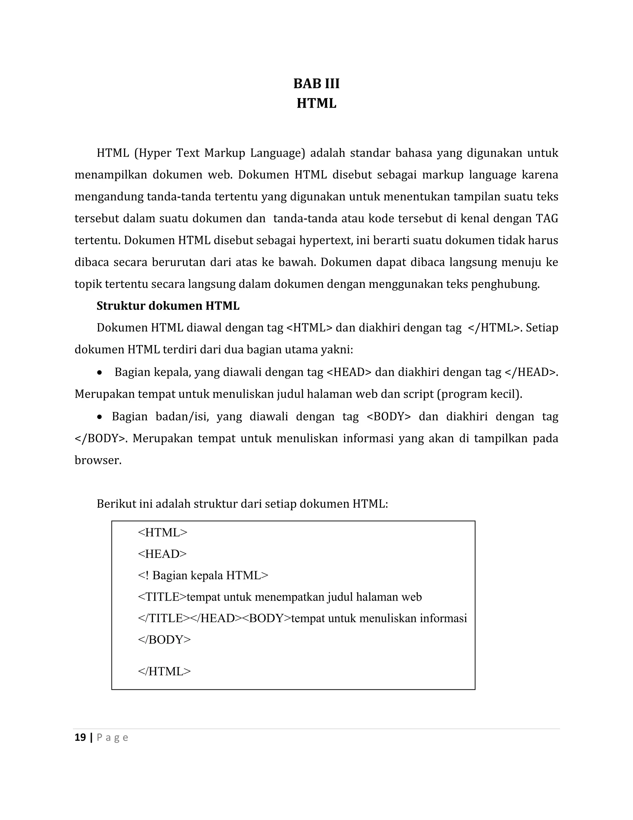 Modul pemrograman web | PDF