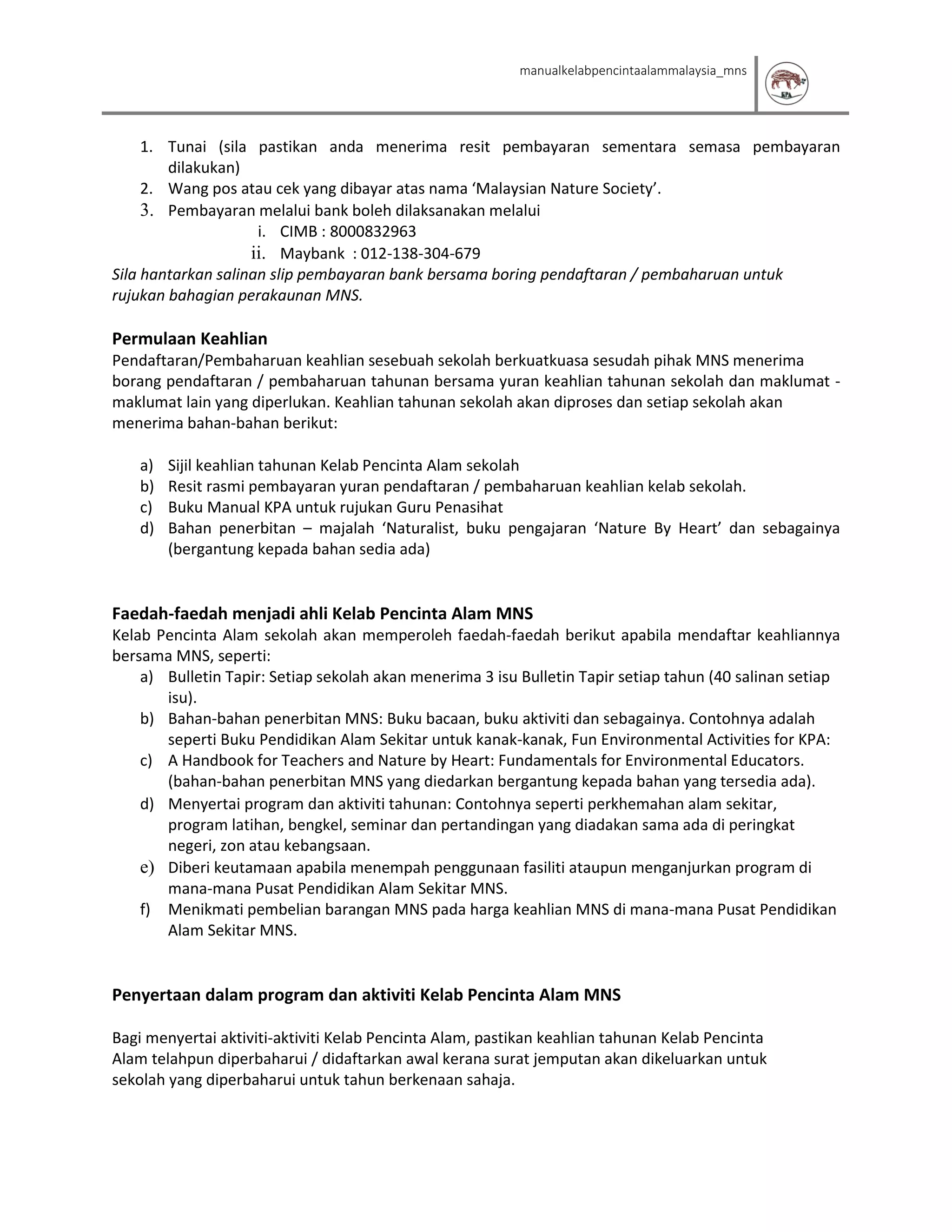 Modul pencinta alam | PDF