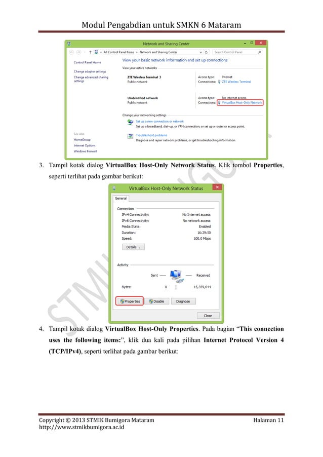 Modul Solusi UN SMK TKJ Paket 1 - Membangun PC Router & Proxy Server | PDF