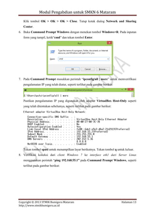 Modul Solusi UN SMK TKJ Paket 1 - Membangun PC Router & Proxy Server | PDF