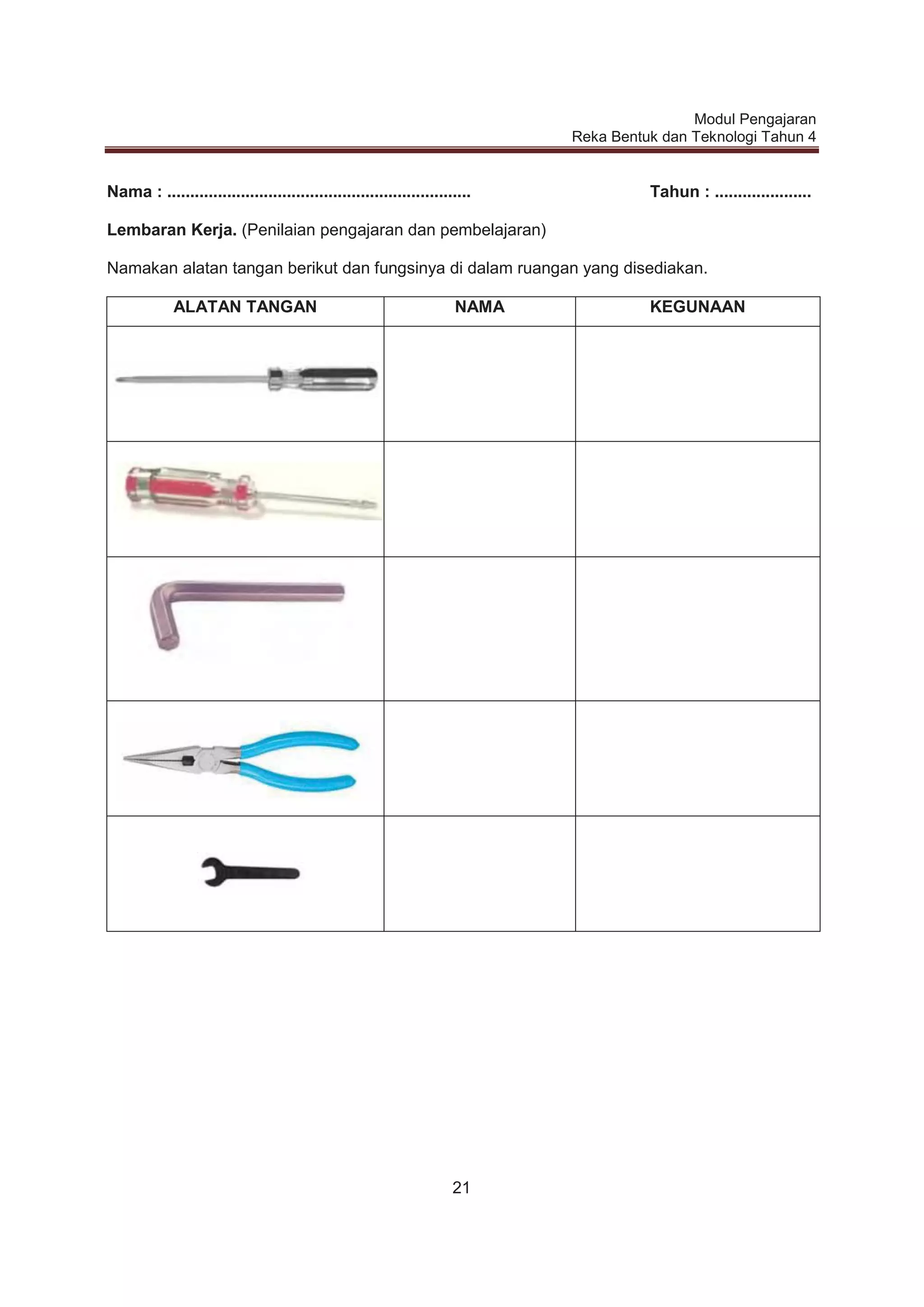 MODUL RBT TAHUN 4 | PDF