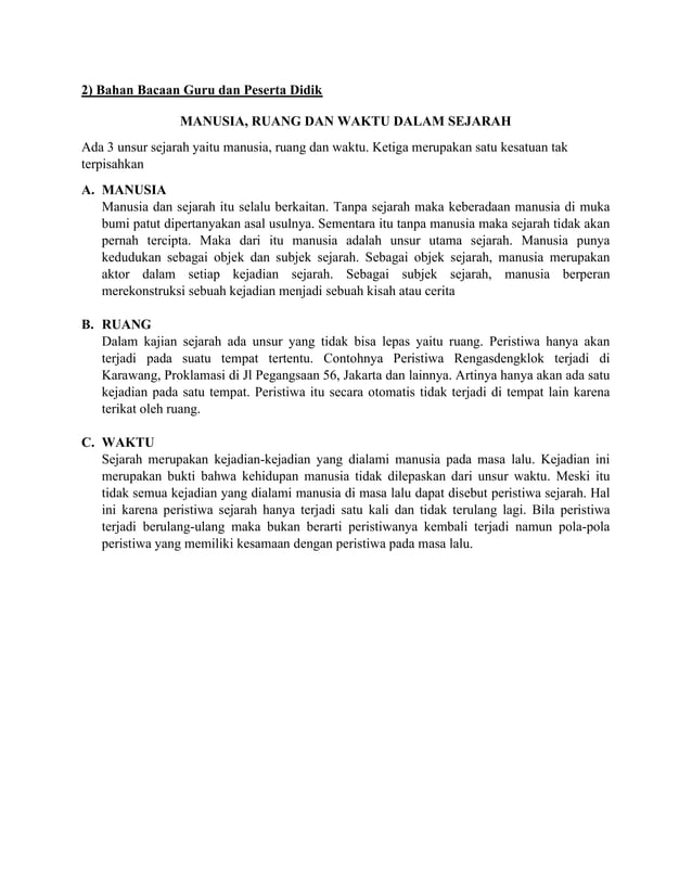 Modul pengantar ilmu sejarah kelas X PDF | PDF
