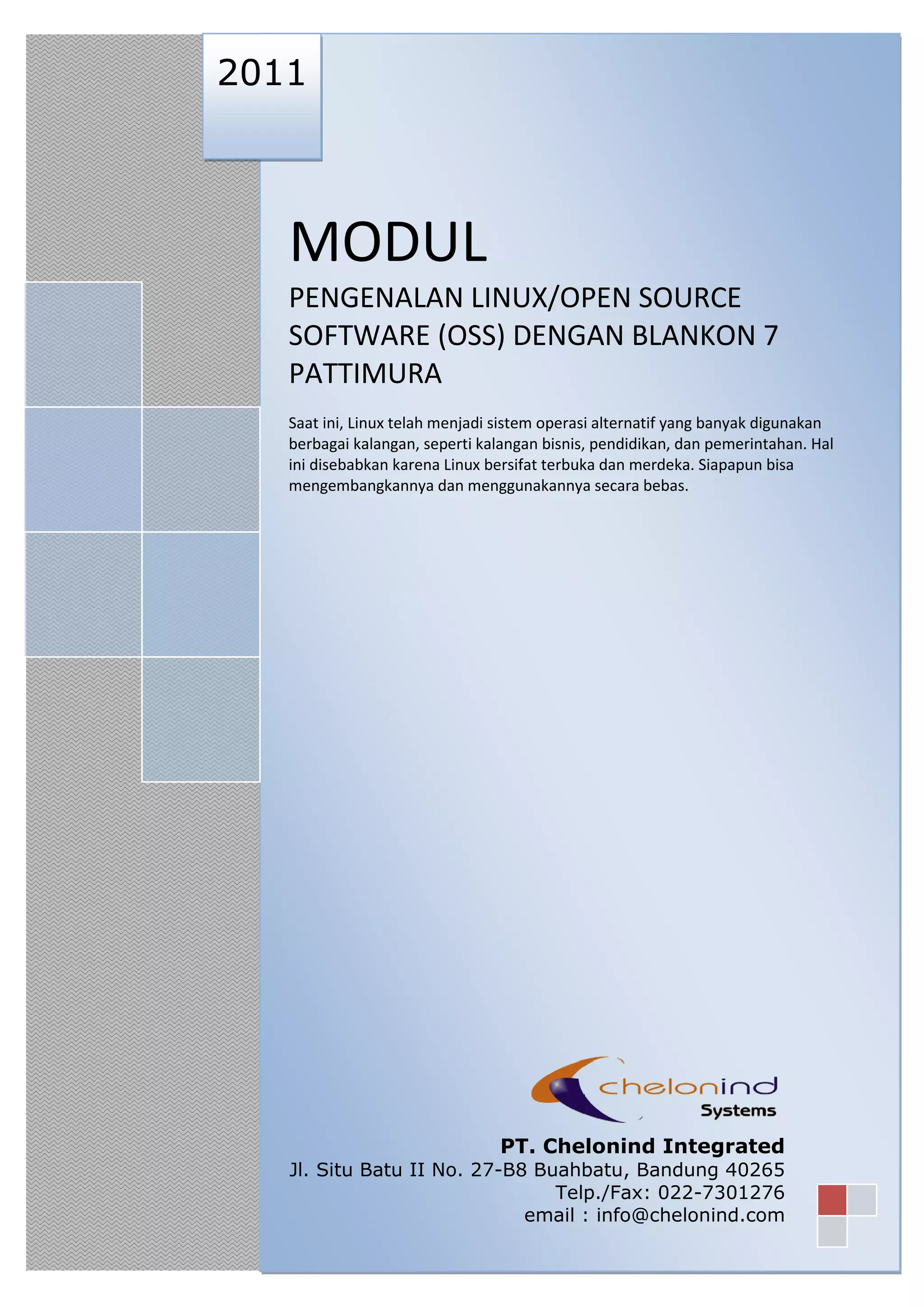 Modul Open Source dengan BlankOn | PDF