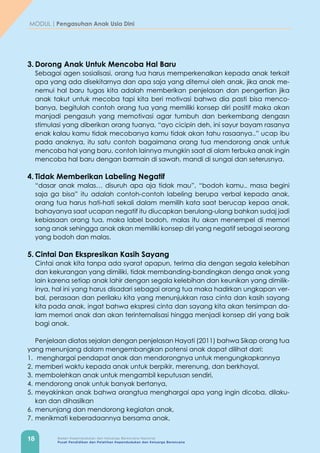 Modul pengasuhan anak usia dini bkkbn rev4 | PDF