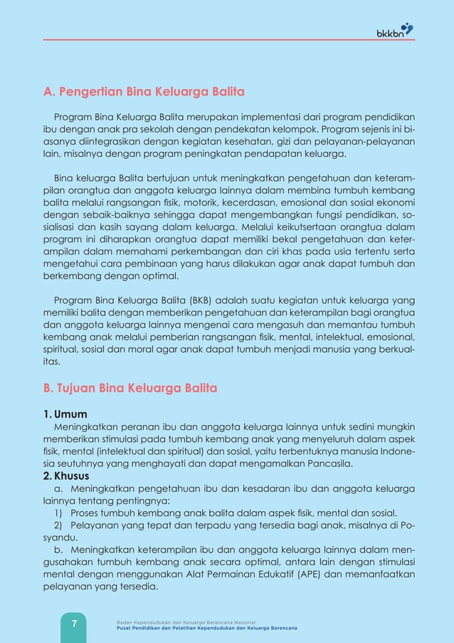 Modul pengelolaan bkb bkkbn final | PDF