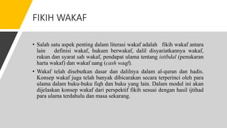 Modul Pengenalan Wakaf | PDF