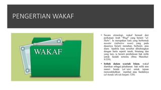 Modul Pengenalan Wakaf | PDF