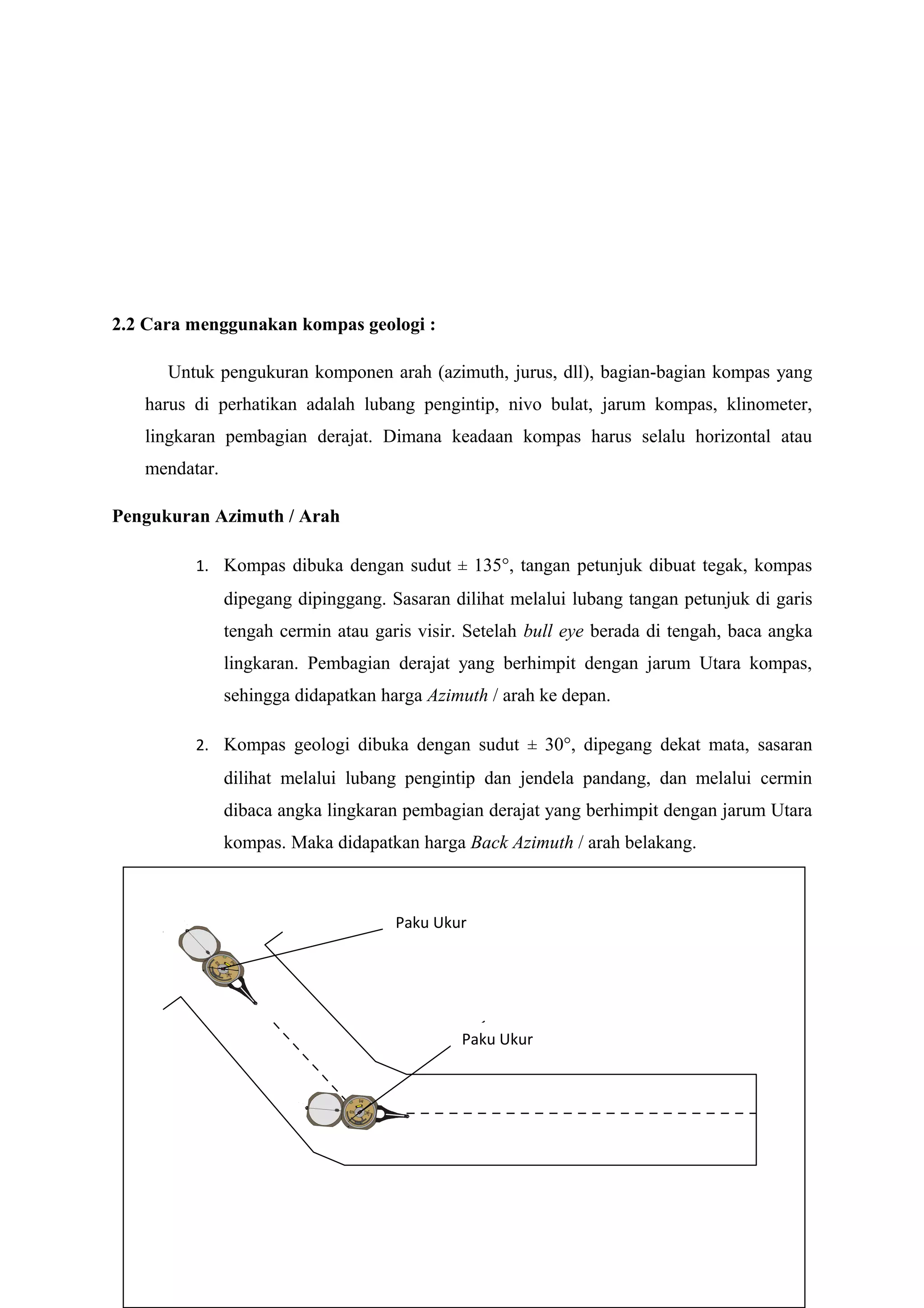 Modul penggunaan kompas geologi agp bandung | DOC