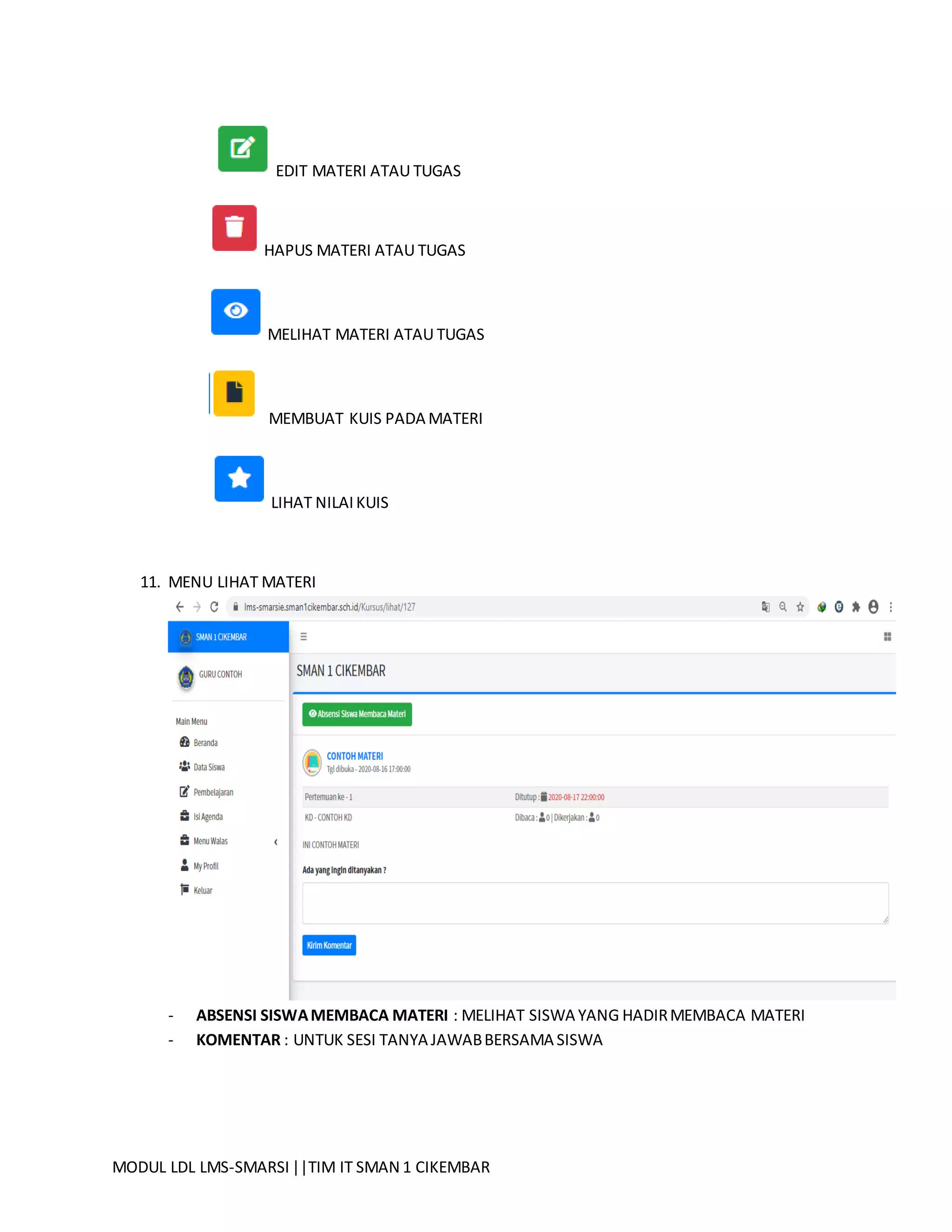 Modul pengunaan aplikasi ldl lms | PDF