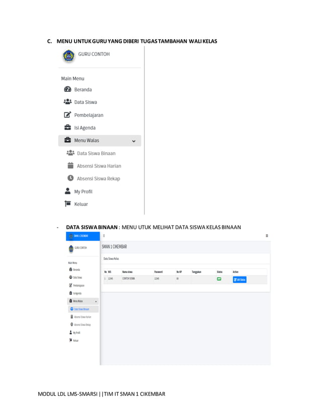 Modul pengunaan aplikasi ldl lms | PDF