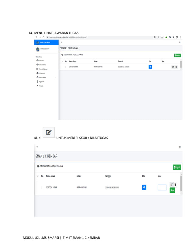 Modul pengunaan aplikasi ldl lms | PDF