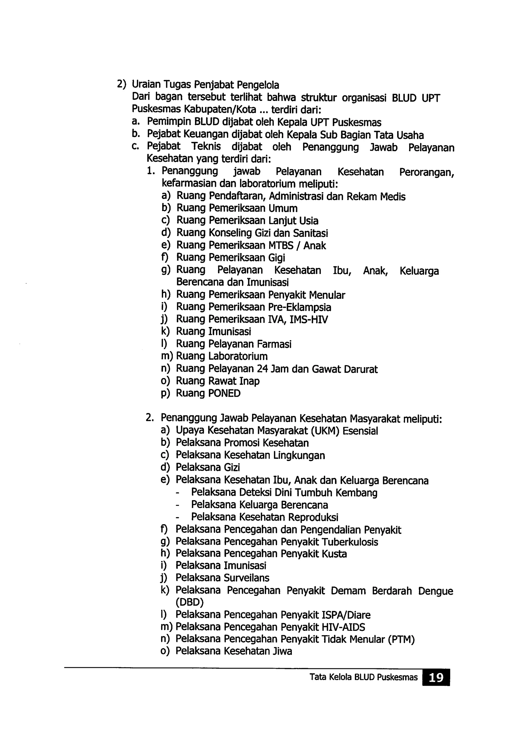 Modul Penyusunan Dokumen Administrasi Penerapan BLUD Puskesmas | PDF