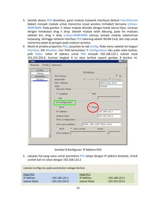 Modul perangkat lunak cisco packet tracer | PDF