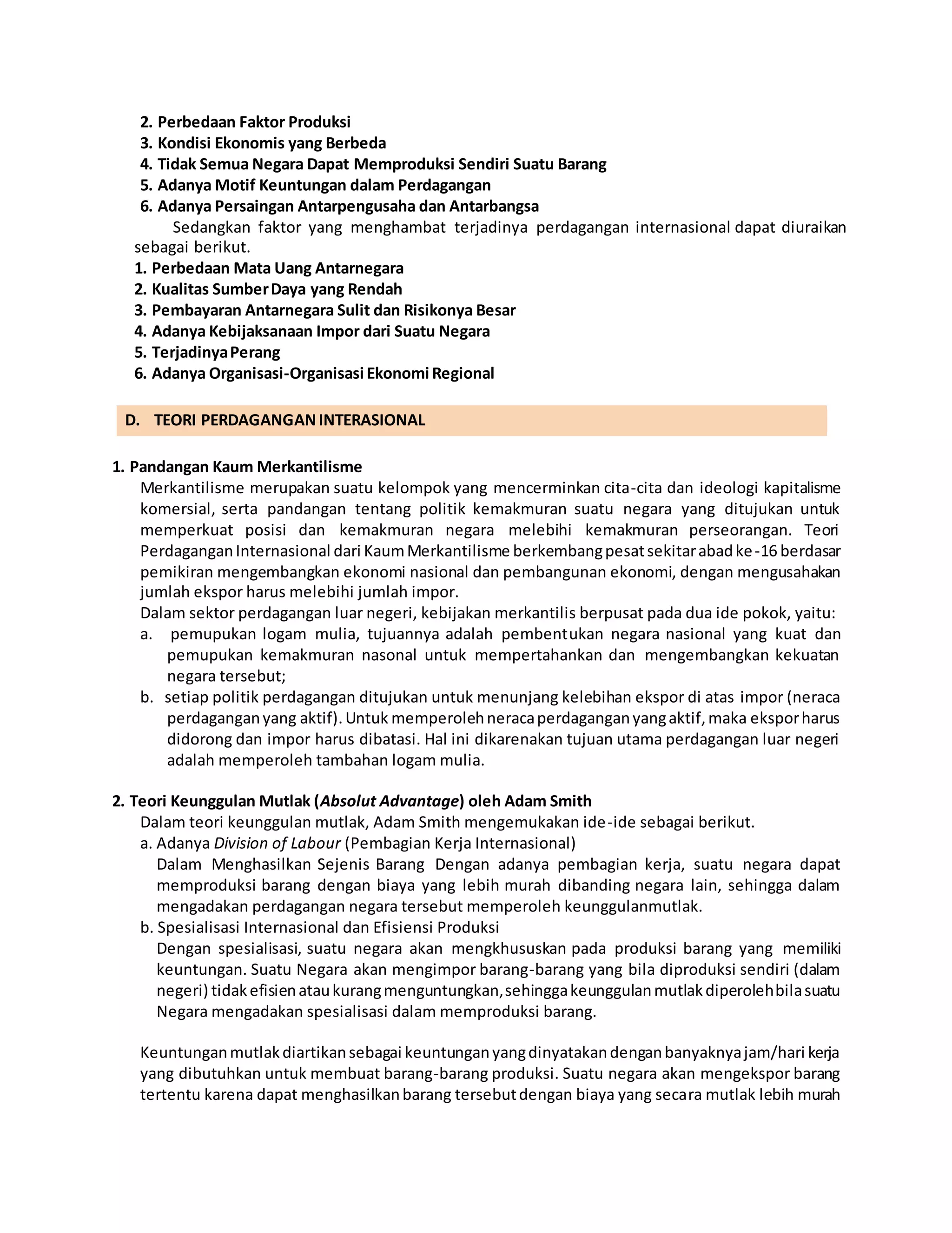 Modul perdagangan internasional | DOCX