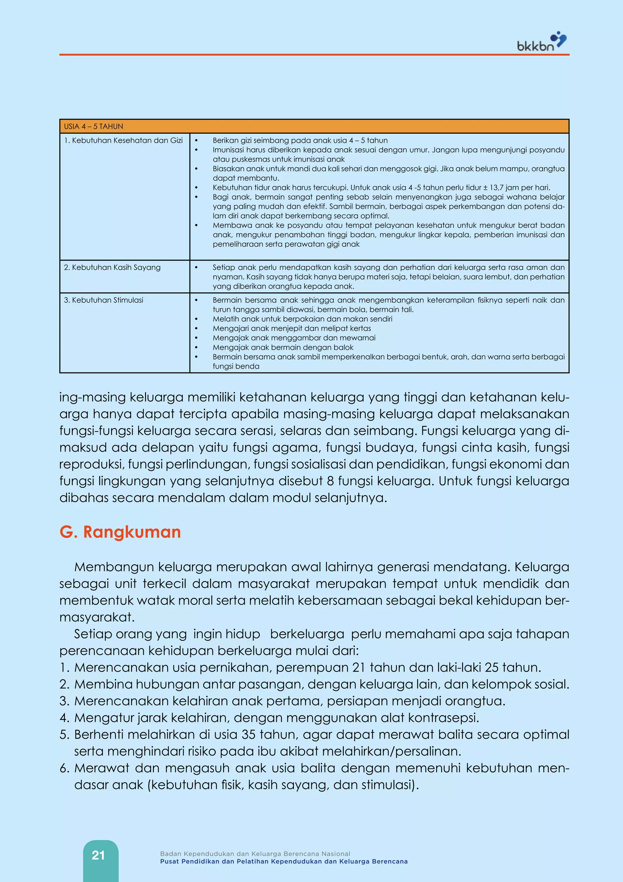 Modul perencanaan kehidupan berkeluarga bkkbn rev4 | PDF