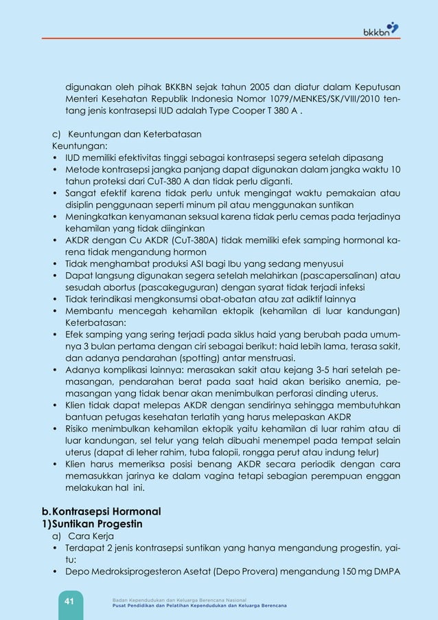 Modul perencanaan kehidupan berkeluarga bkkbn rev4 | PDF