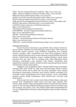 Modul Perkembangan TIK Kelas 7 | DOC