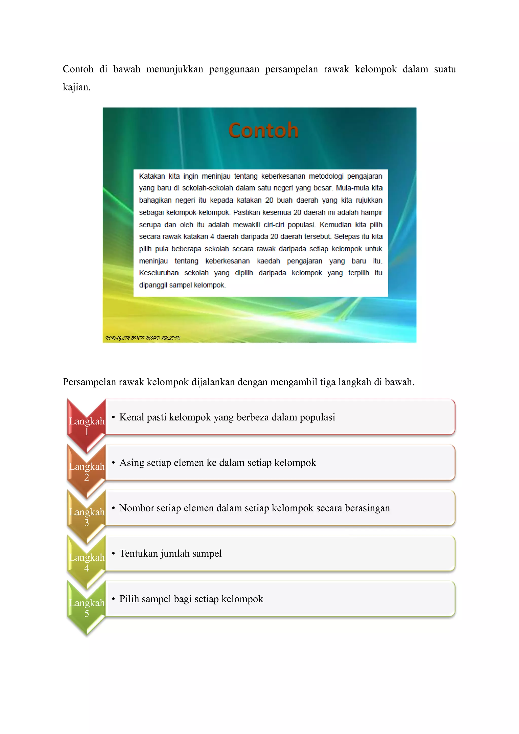 Modul Persampelan Rawak | PDF