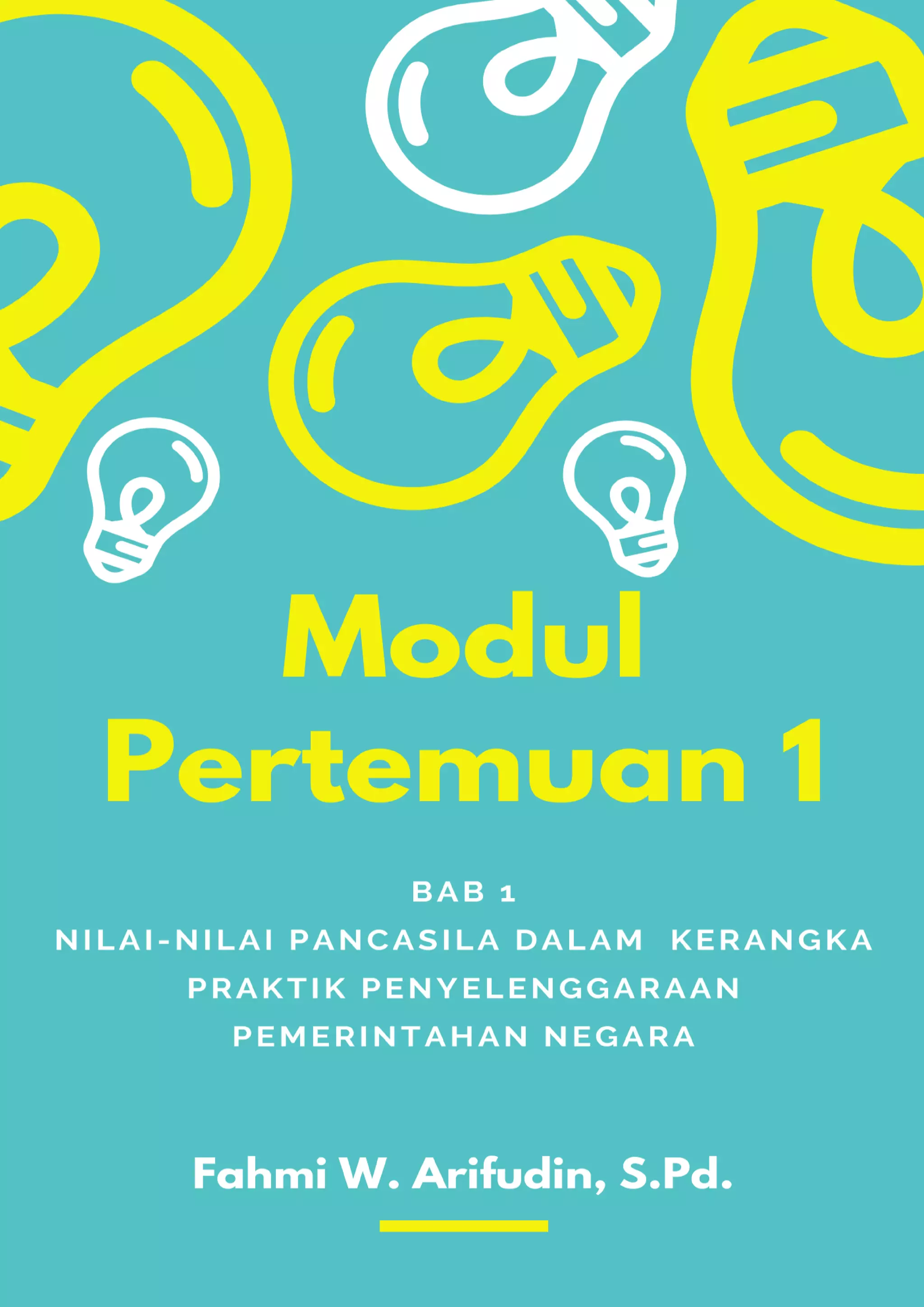 Modul PKn Kelas 10 BAB 1 pertemuan 1: Sistem Pembagian Kekuasaan Negara Indonesia | PDF
