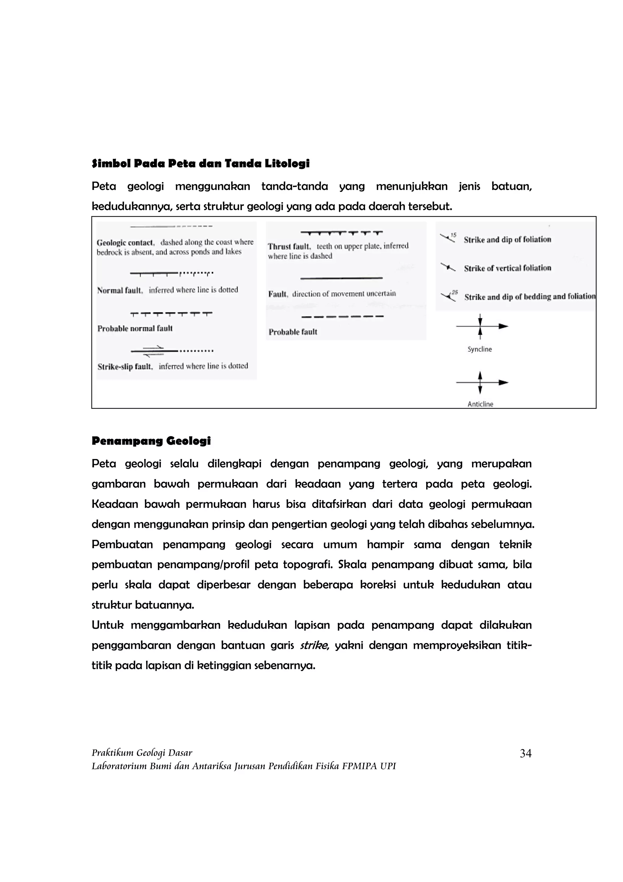 Modul Peta Geologi UPI 2009 | PDF