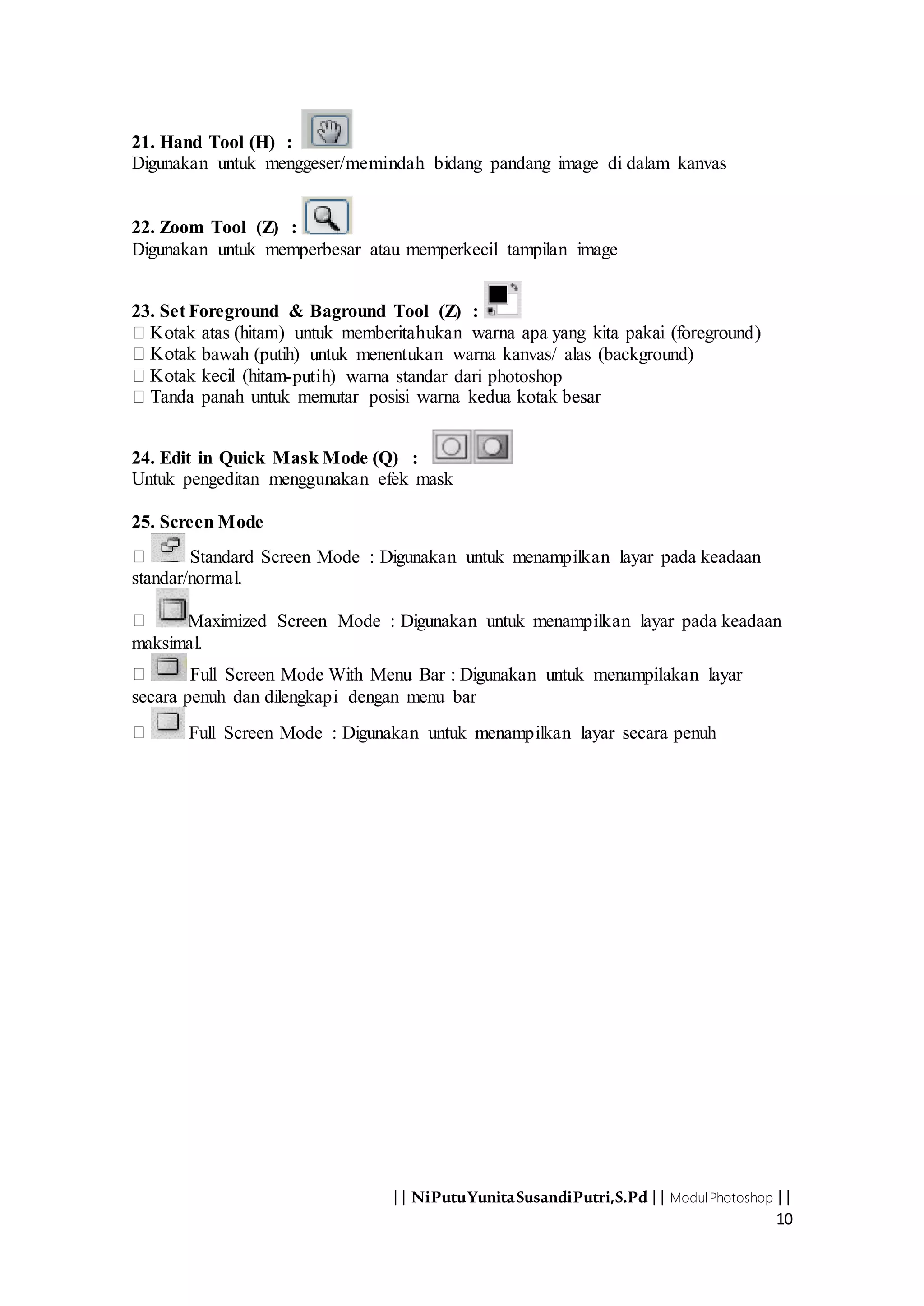 Modul photoshop | DOCX