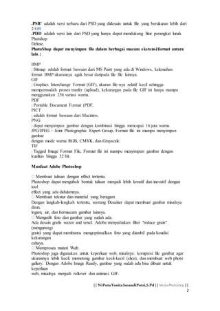 Modul photoshop | DOCX