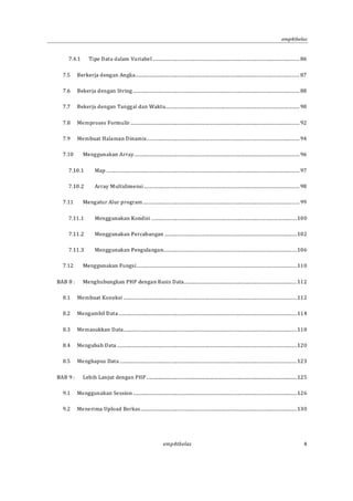 Modul php pemula hal 1-10 | PDF