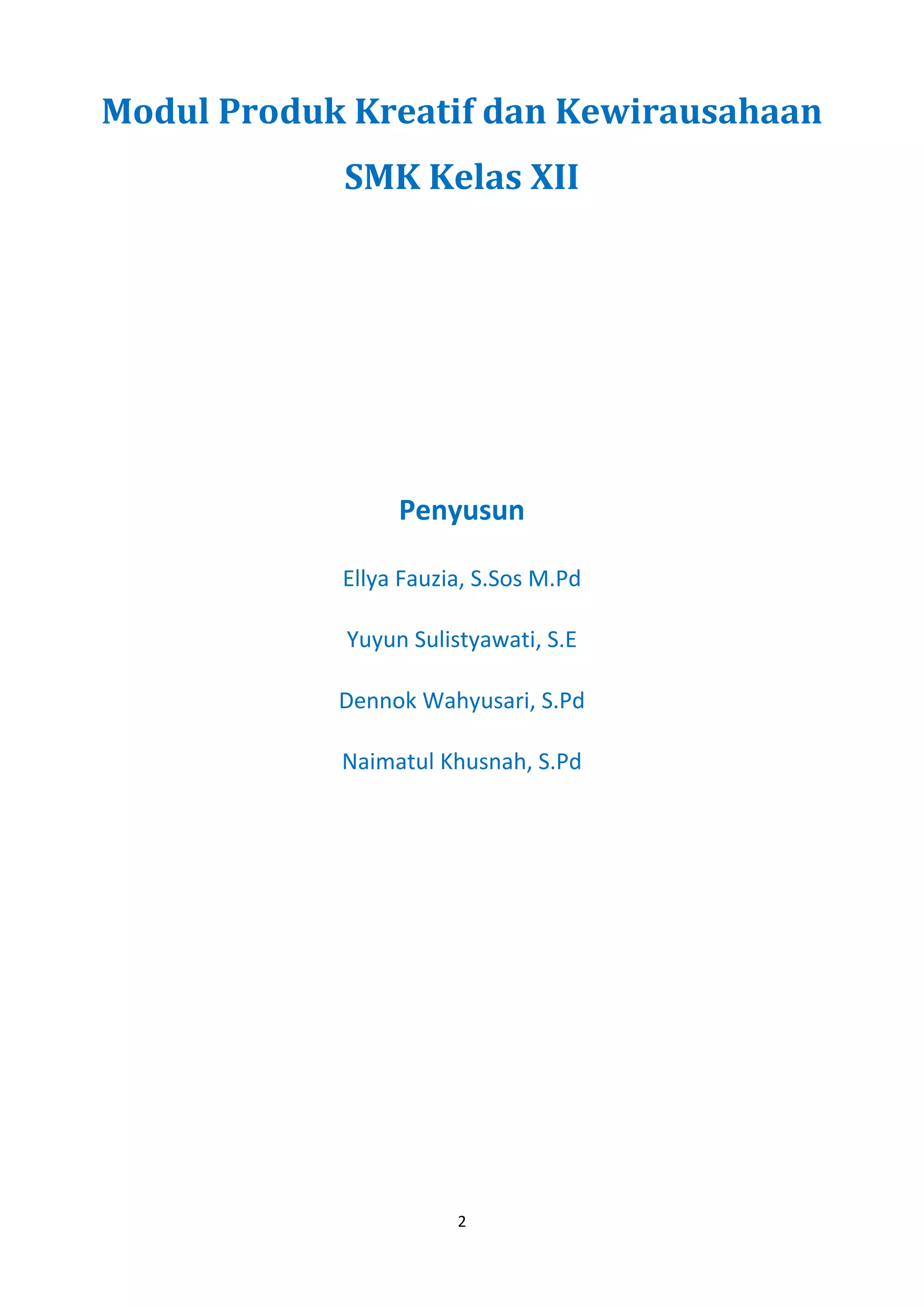 Modul pkk kls xii semester ganjil | PDF