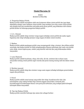 Modul p kn kelas xi | PDF