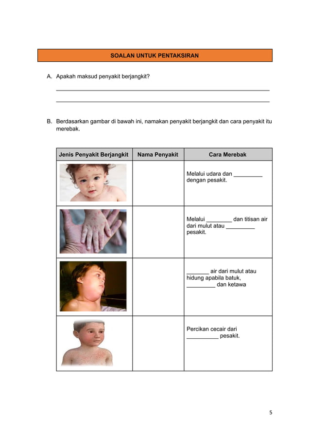 Modul pk tahun 5 penyakit berjangkit | PDF