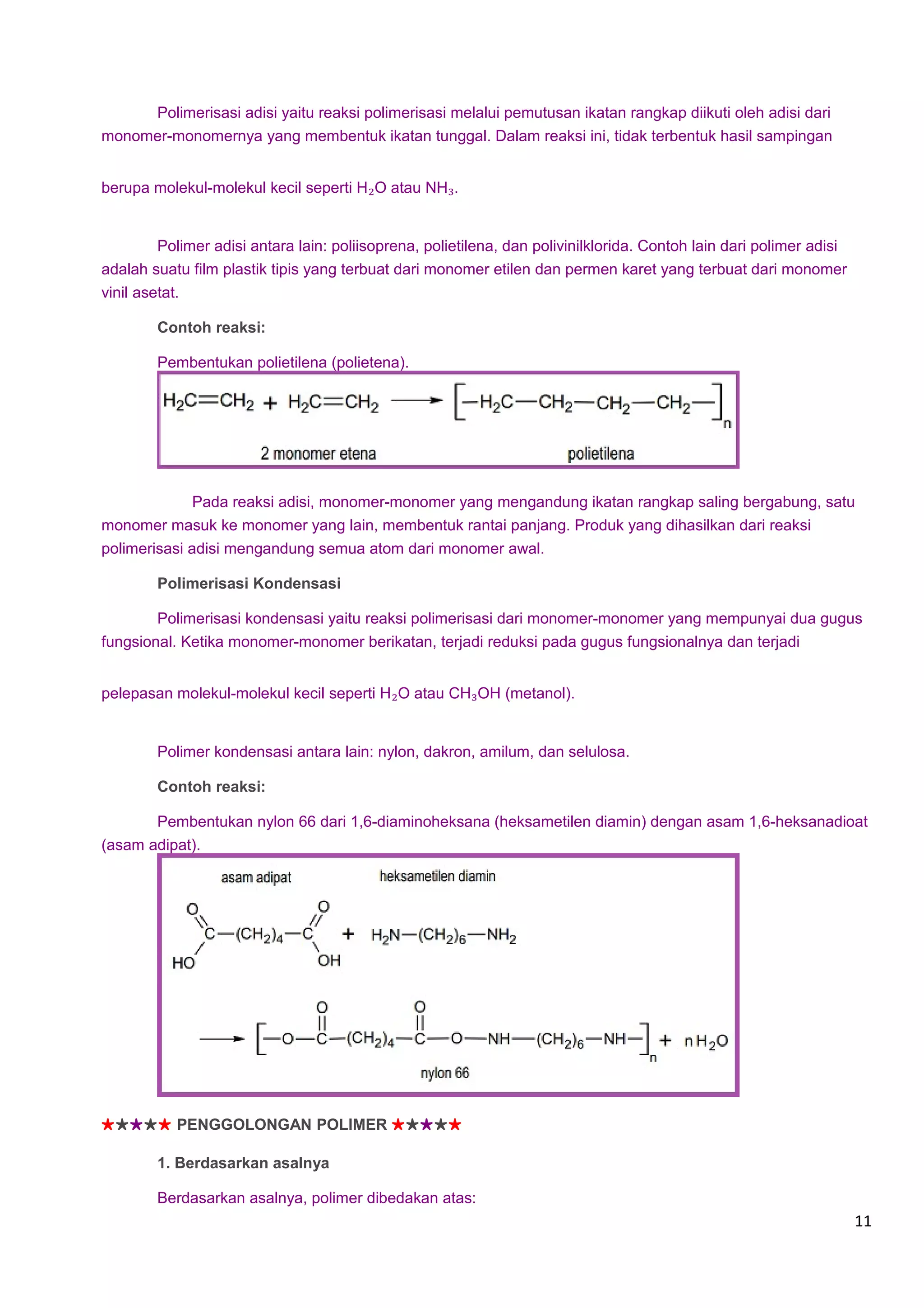 Modul polimer kelas xii sma bss malang | DOC