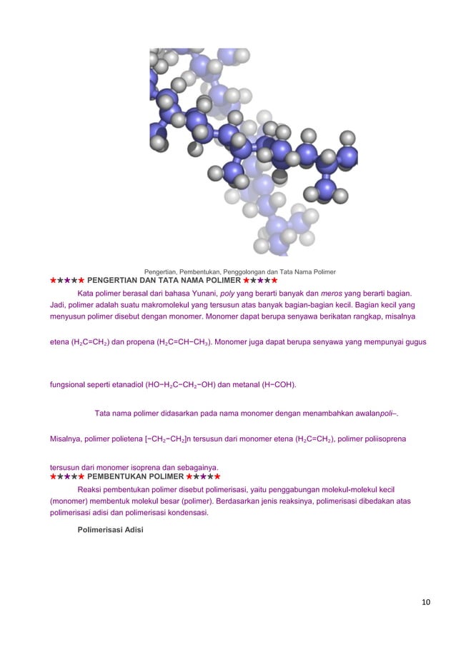 Modul polimer kelas xii sma bss malang | DOC