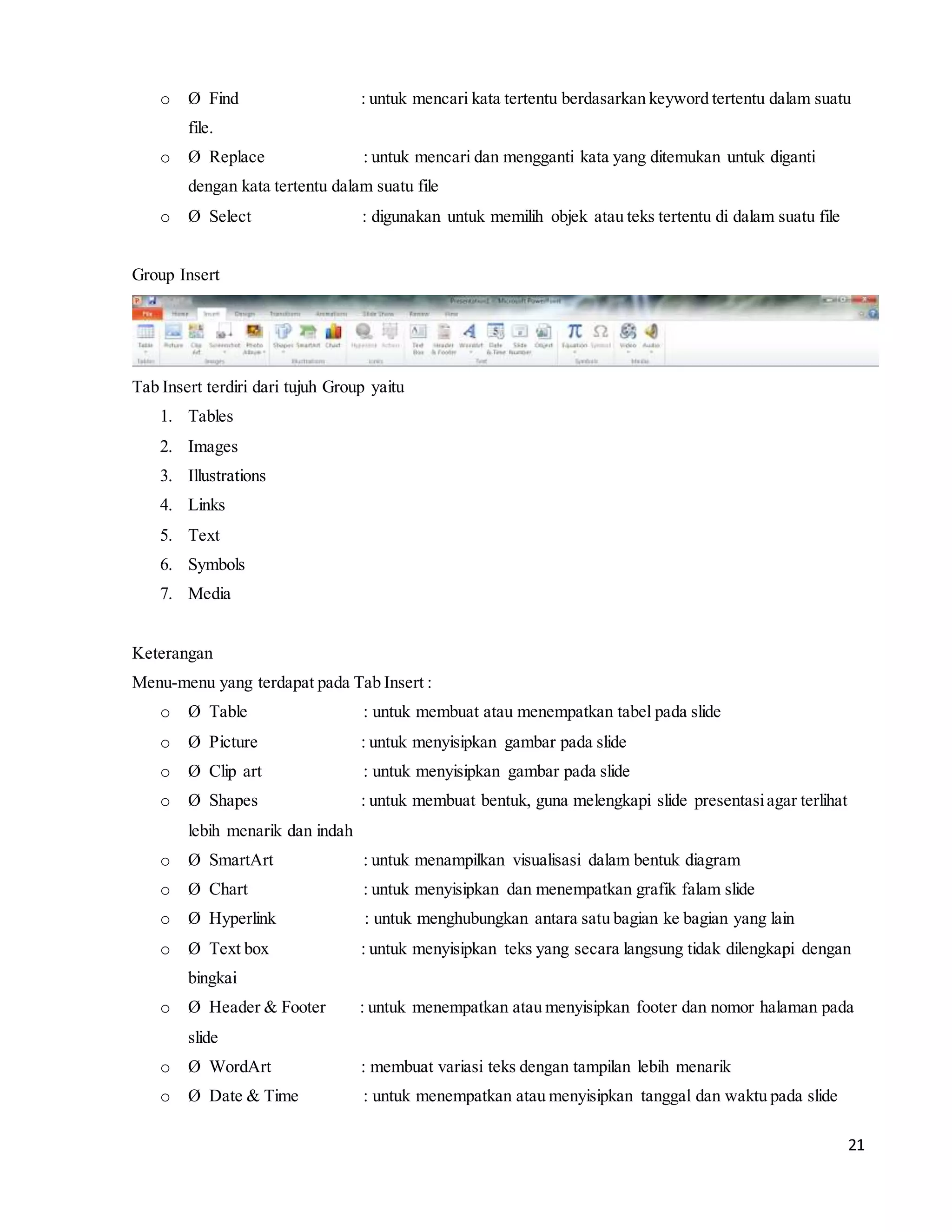 Modul singkat power point | DOCX